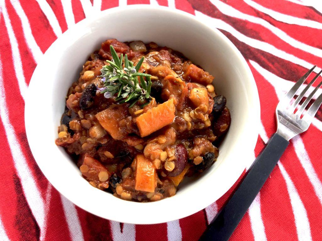 Smoky Vegetarian Chilli